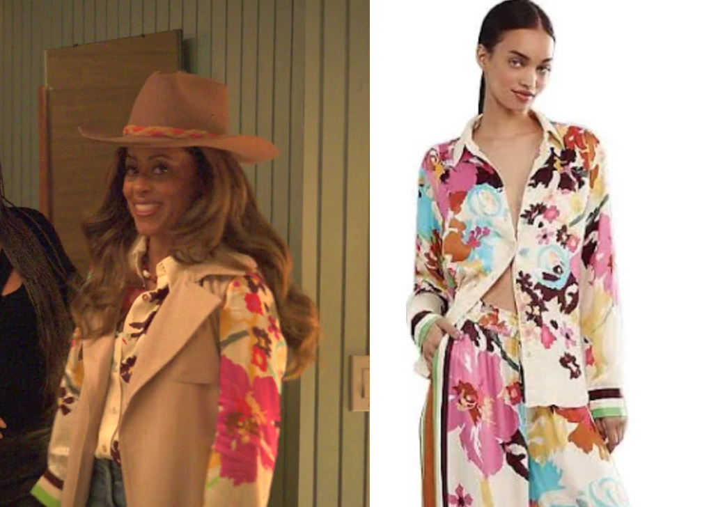 Reasonable Doubt: Season 3 Episode 10 Brandy's Floral Blouse | Shop Your TV