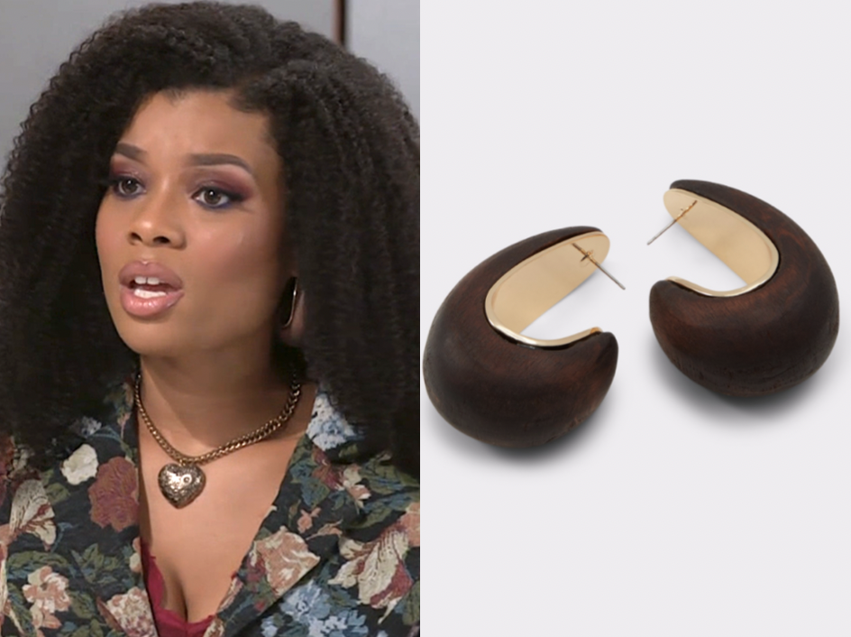 Beyond the Gates: November 2025 Eva Thomas’s Brown Earrings | Shop Your TV