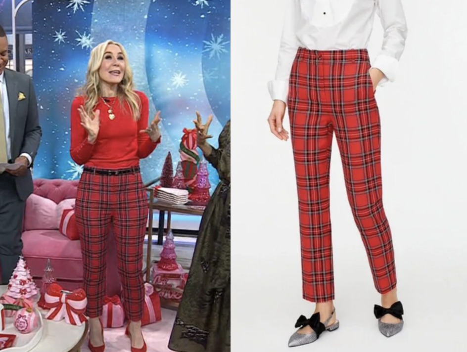 The Today Show: November 2025 Chassie Post’s Red Plaid Tartan Pants ...
