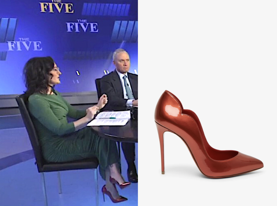 The Five: November 2025 Kennedy’s Red Metallic Scallop Pump Heels ...