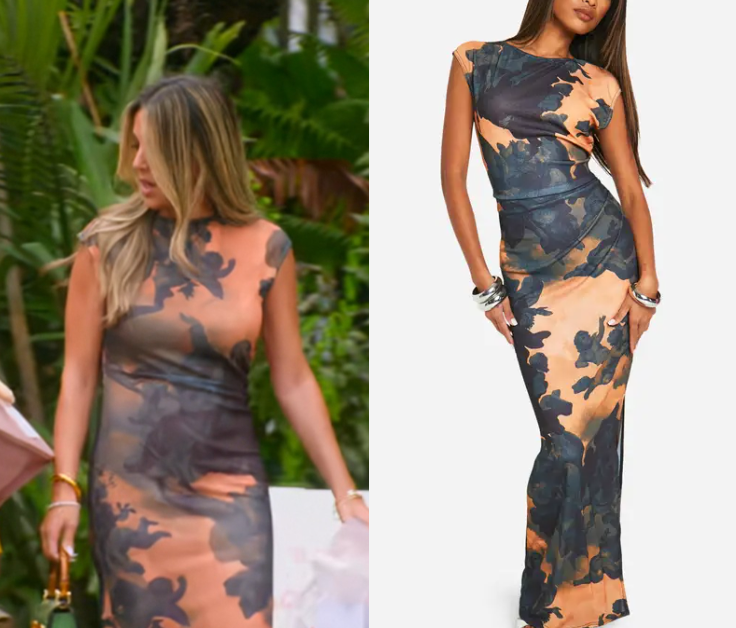 Selling the OC: Season 4 Episode 7 Alex's Orange & Black Dress | Shop ...