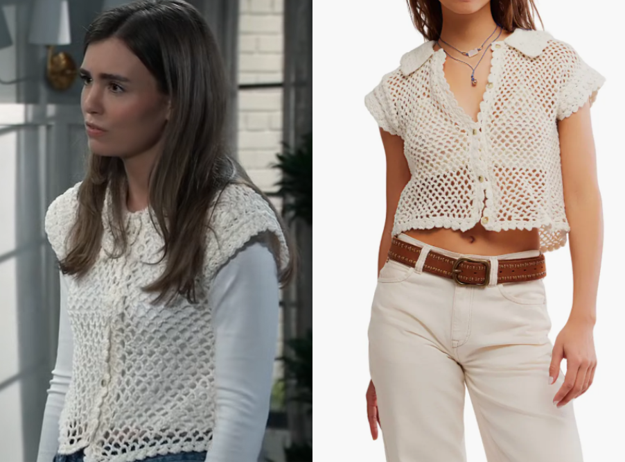 General Hospital: November 2025 Emma’s Crochet Shirt | Shop Your TV