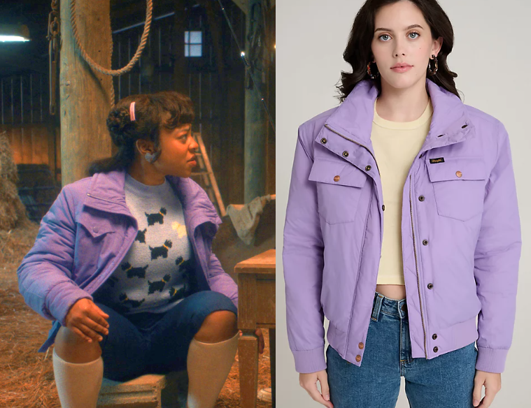 Stranger Things: Season 5 Episode 3/4 Erica's Purple Jacket | Shop Your TV