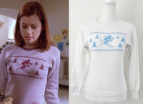 Buffy The Vampire Slayer: Season 3 Episode 11 Willow’s Skii Sweater ...